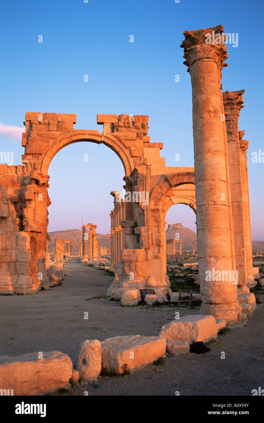 Monumental arch Palmyra UNESCO World Heritage Site Syria Middle East ...