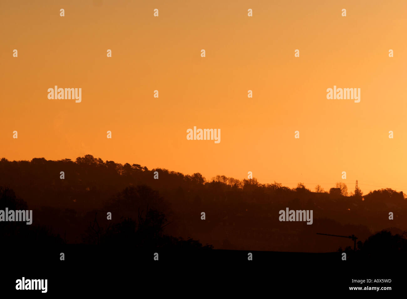 Sunrise in Kent U.K Stock Photo - Alamy