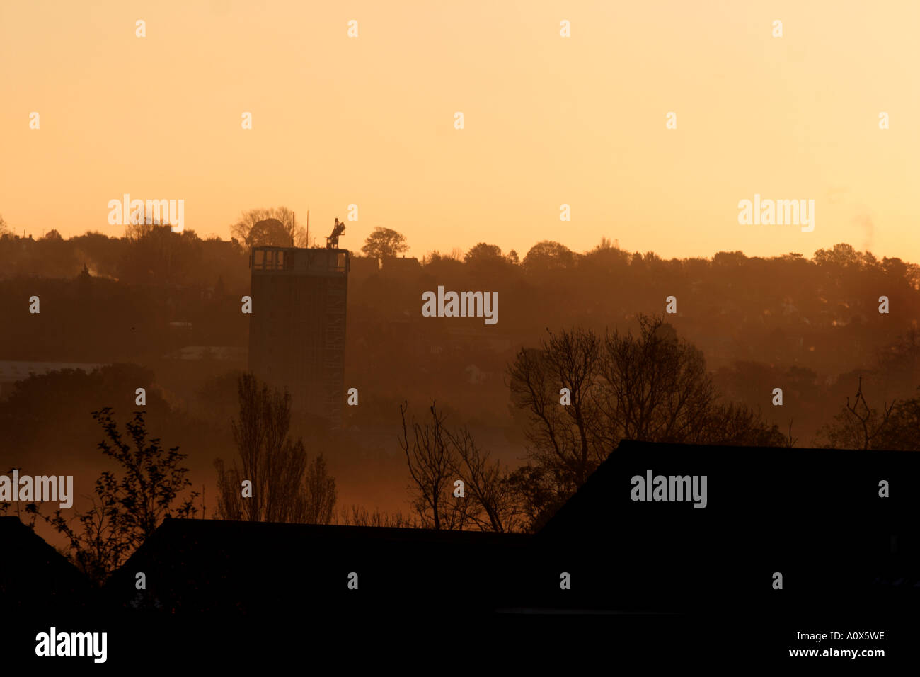 Sunrise in Kent U.K Stock Photo - Alamy