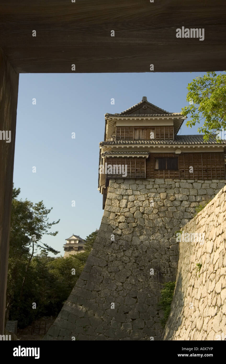 Matsuyama castle Matsuyama city Shikoku Japan Asia Stock Photo - Alamy