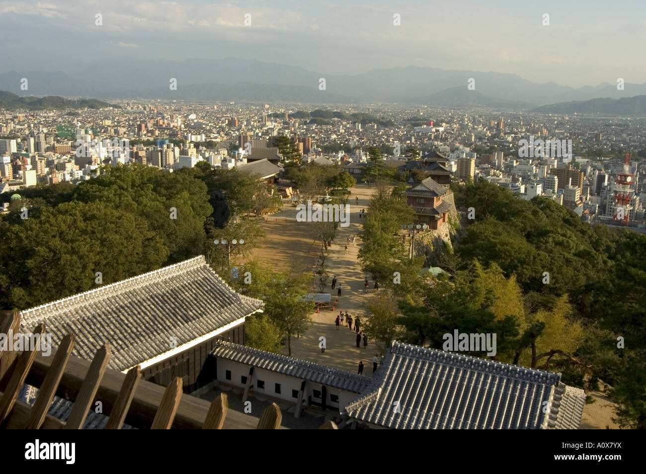 Matsuyama castle Matsuyama city Shikoku Japan Asia Stock Photo - Alamy