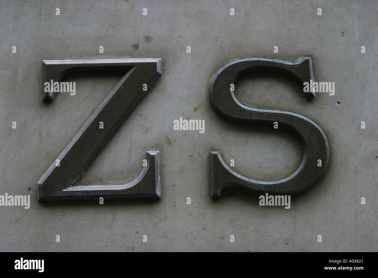 Zs alphabets hi-res stock photography and images - Alamy