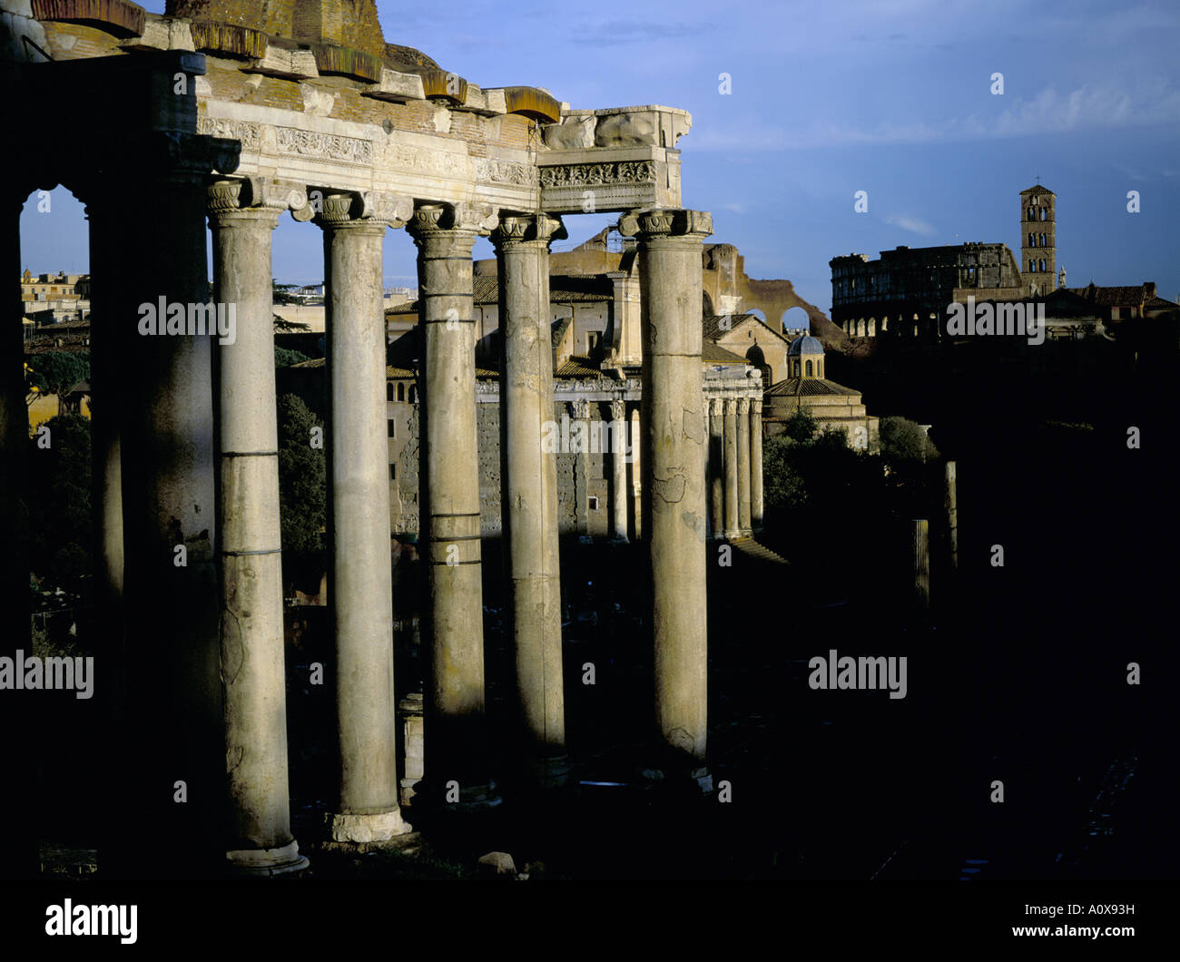 The Forum Rome Lazio Italy Europe Stock Photo - Alamy