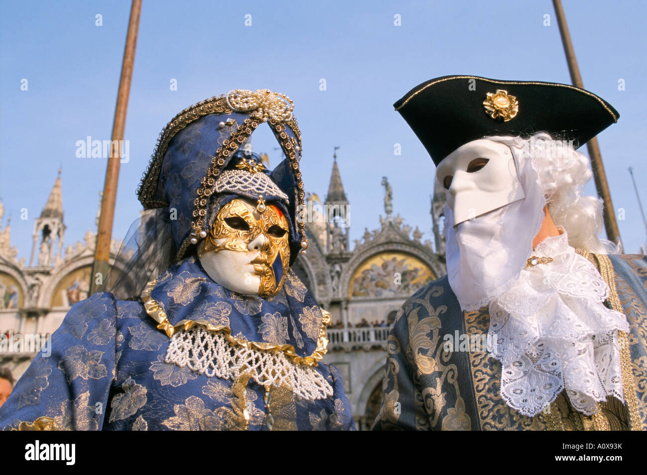People in masks and costume Venice Carnival Venice Veneto Italy Europe ...