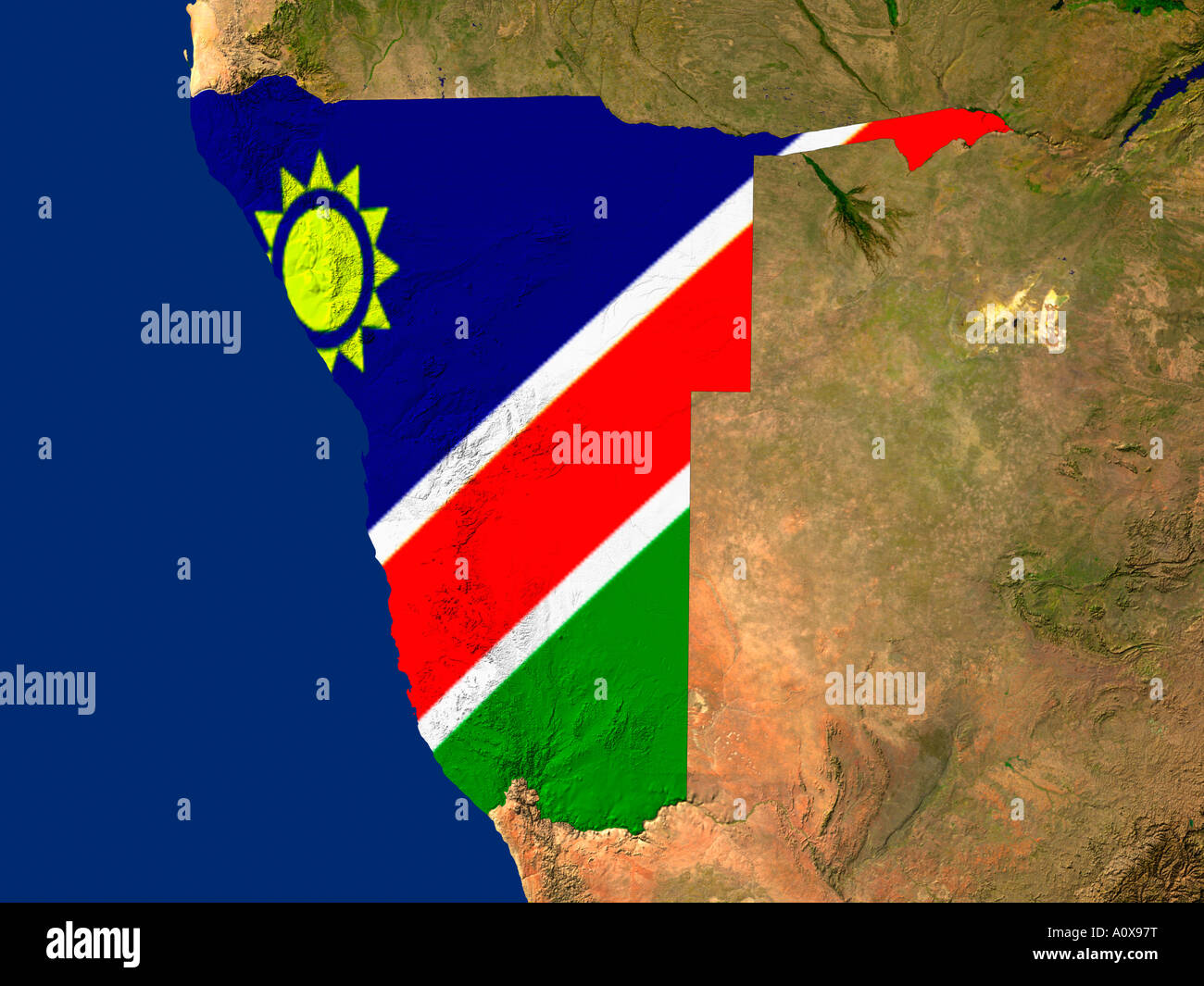 Namibia maps hi-res stock photography and images - Alamy