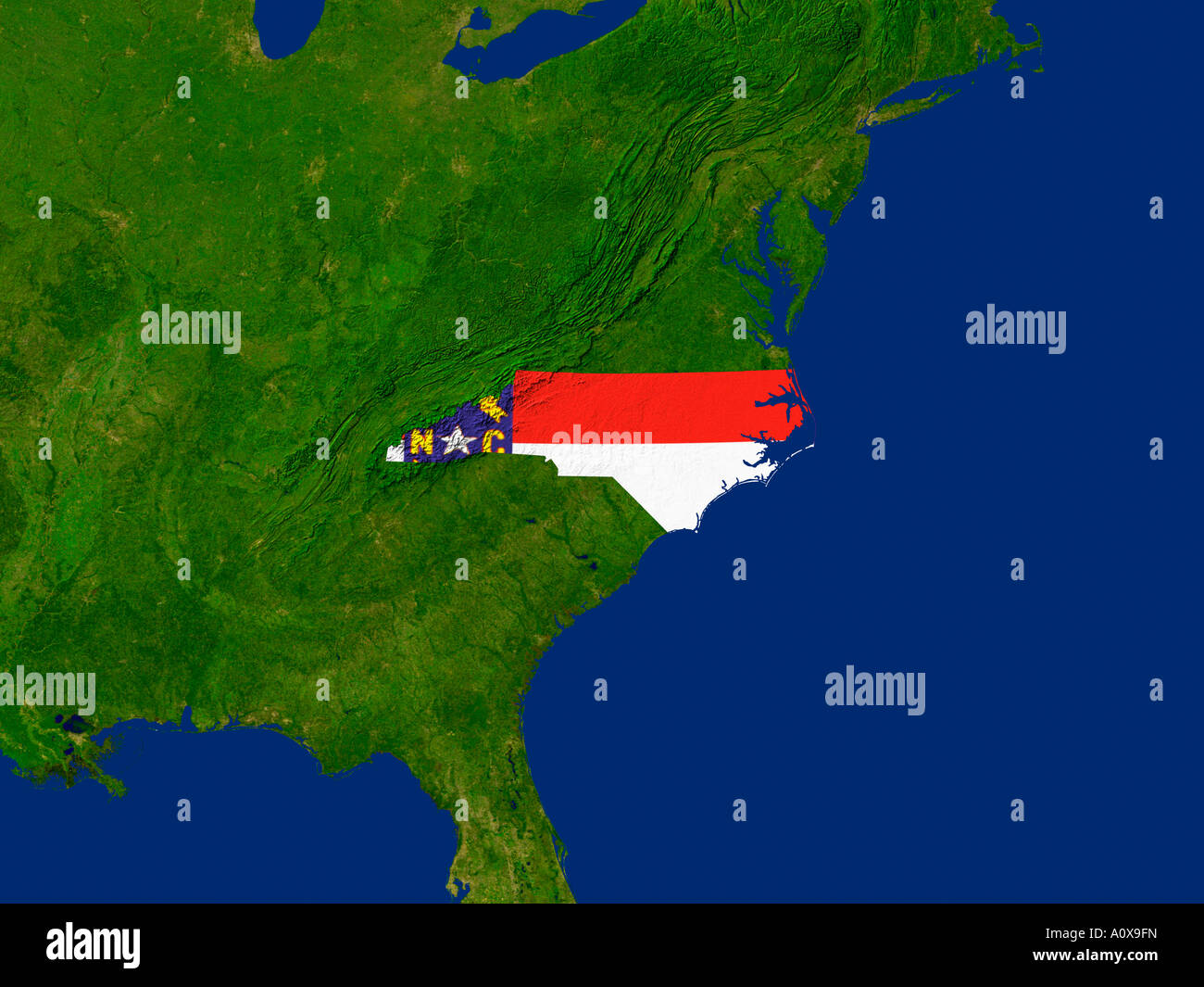 Satellite image north america hi-res stock photography and images - Alamy