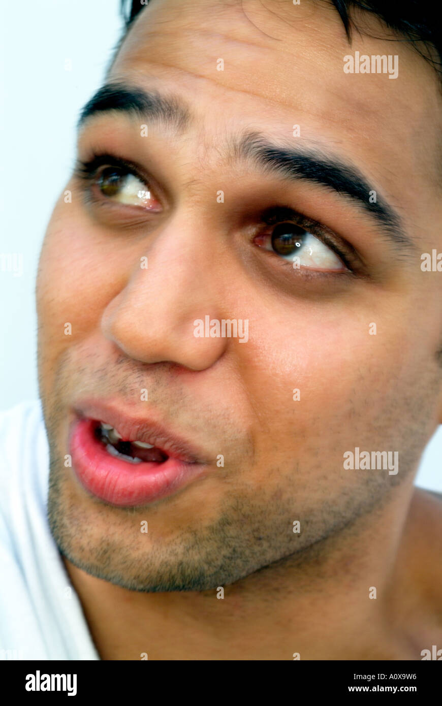 Studio Portrait man Stock Photo - Alamy