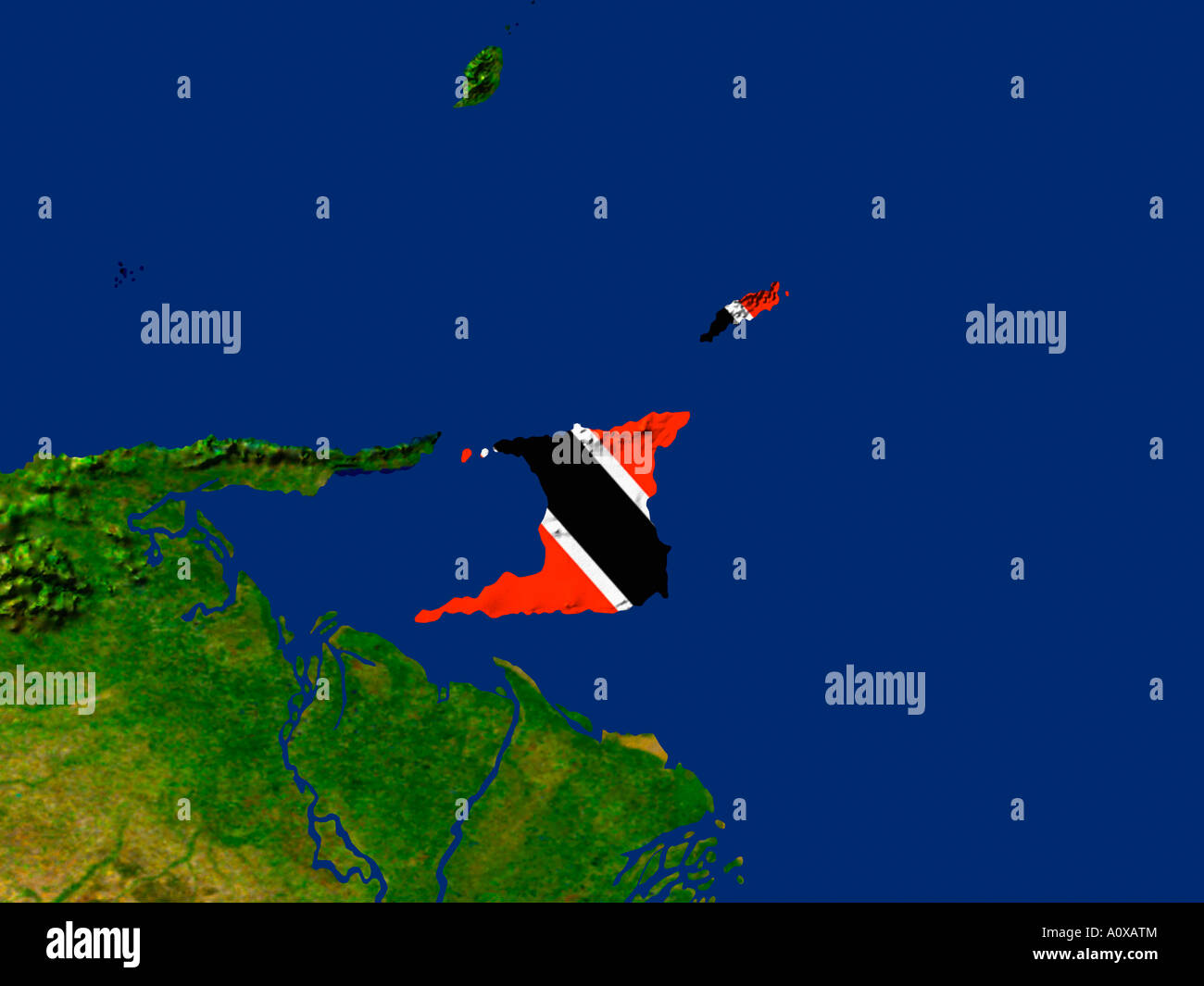 Trinidad and tobago atlas hi-res stock photography and images - Alamy