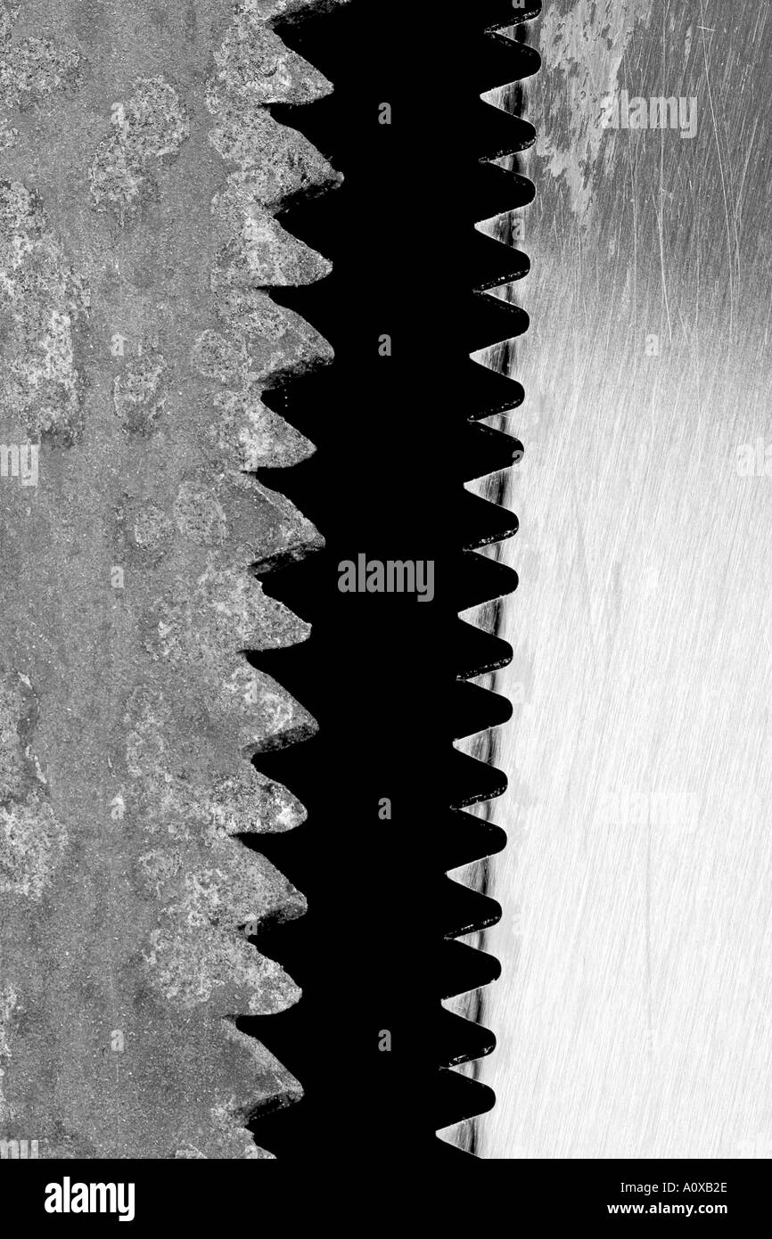 Jagged blade Black and White Stock Photos & Images - Alamy