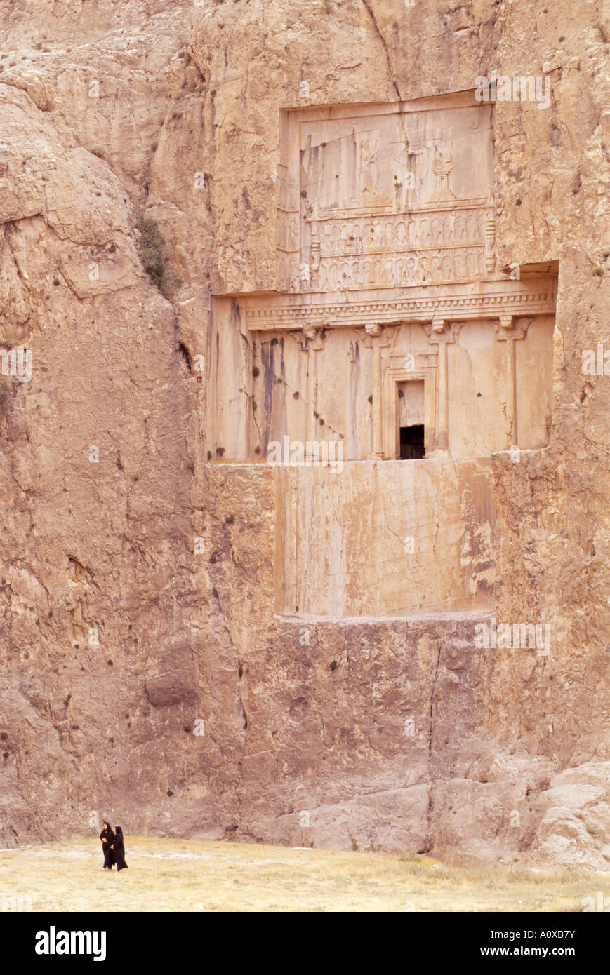 Tomb of Xerxes Naqsh e Rostam Naqsh i Rustem Iran Middle East Stock ...