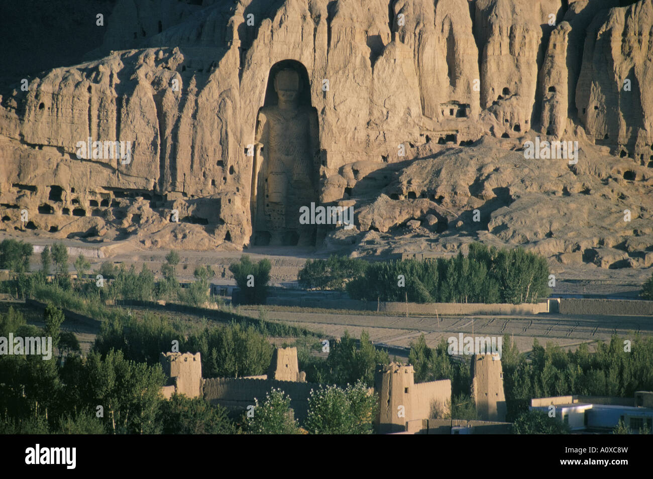 Buddha at Bamiyan UNESCO World Heritage Site since destroyed by the ...