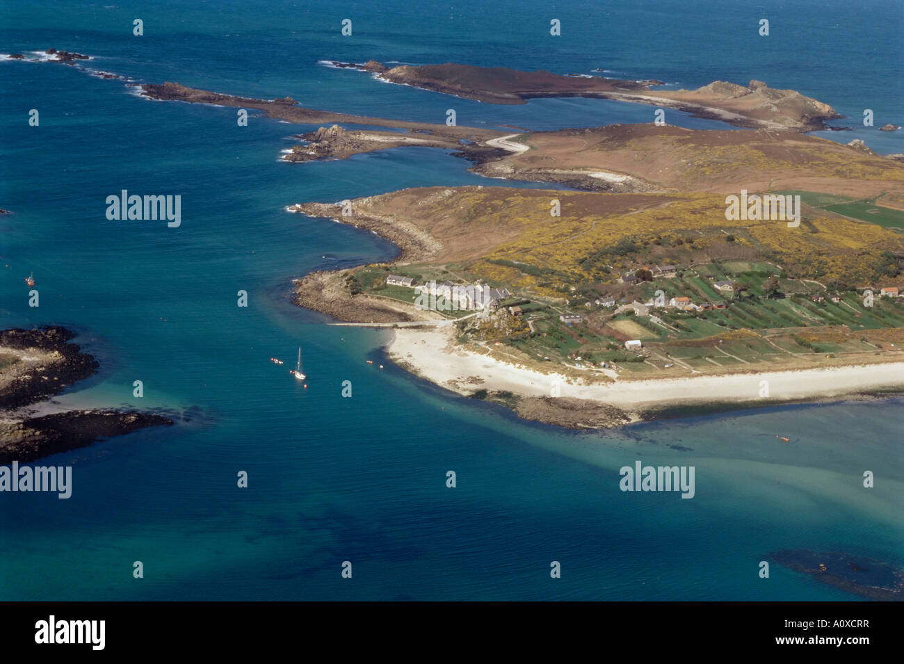 Scilly islands aerial hi-res stock photography and images - Alamy