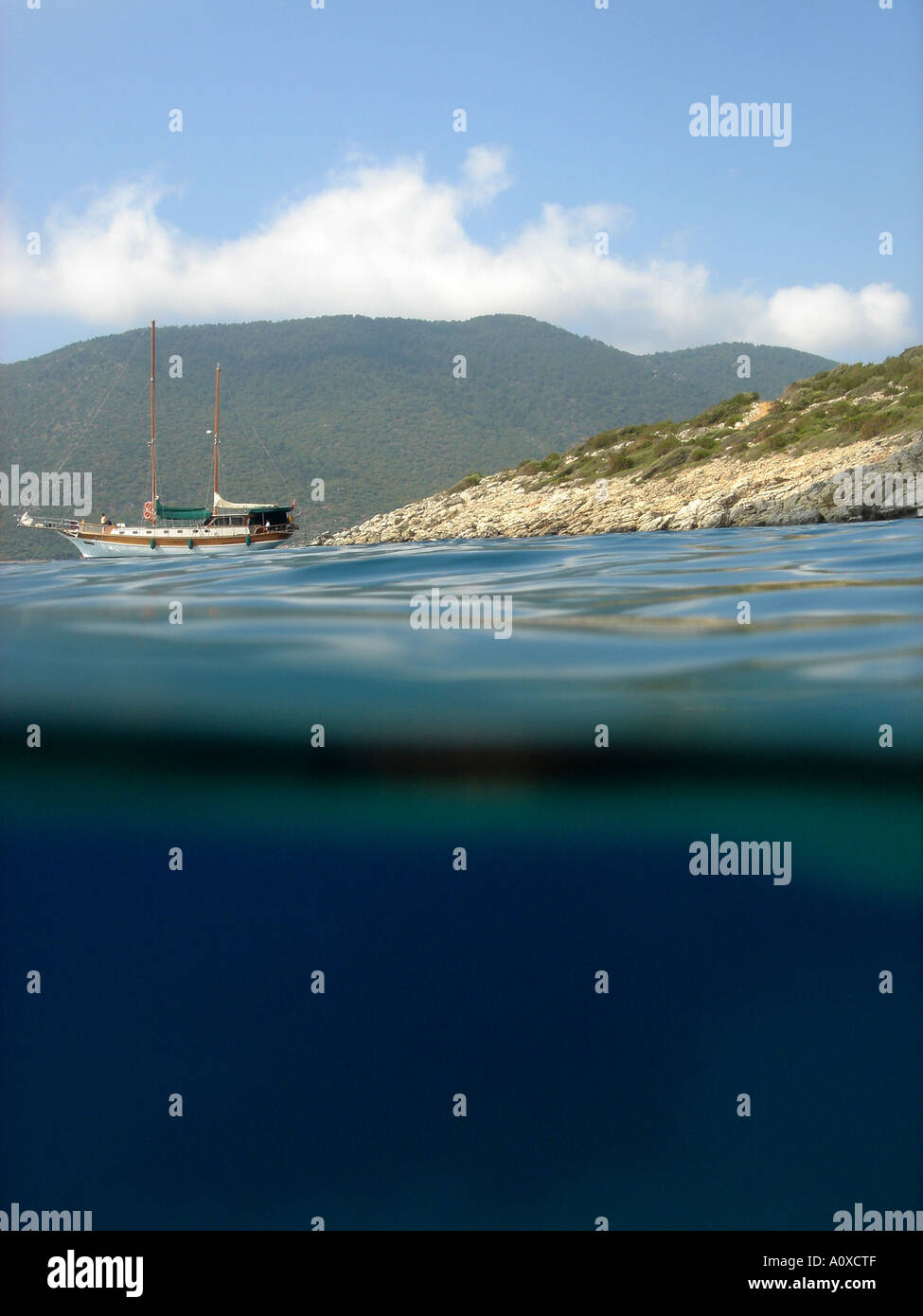 Above and below water hi-res stock photography and images - Alamy