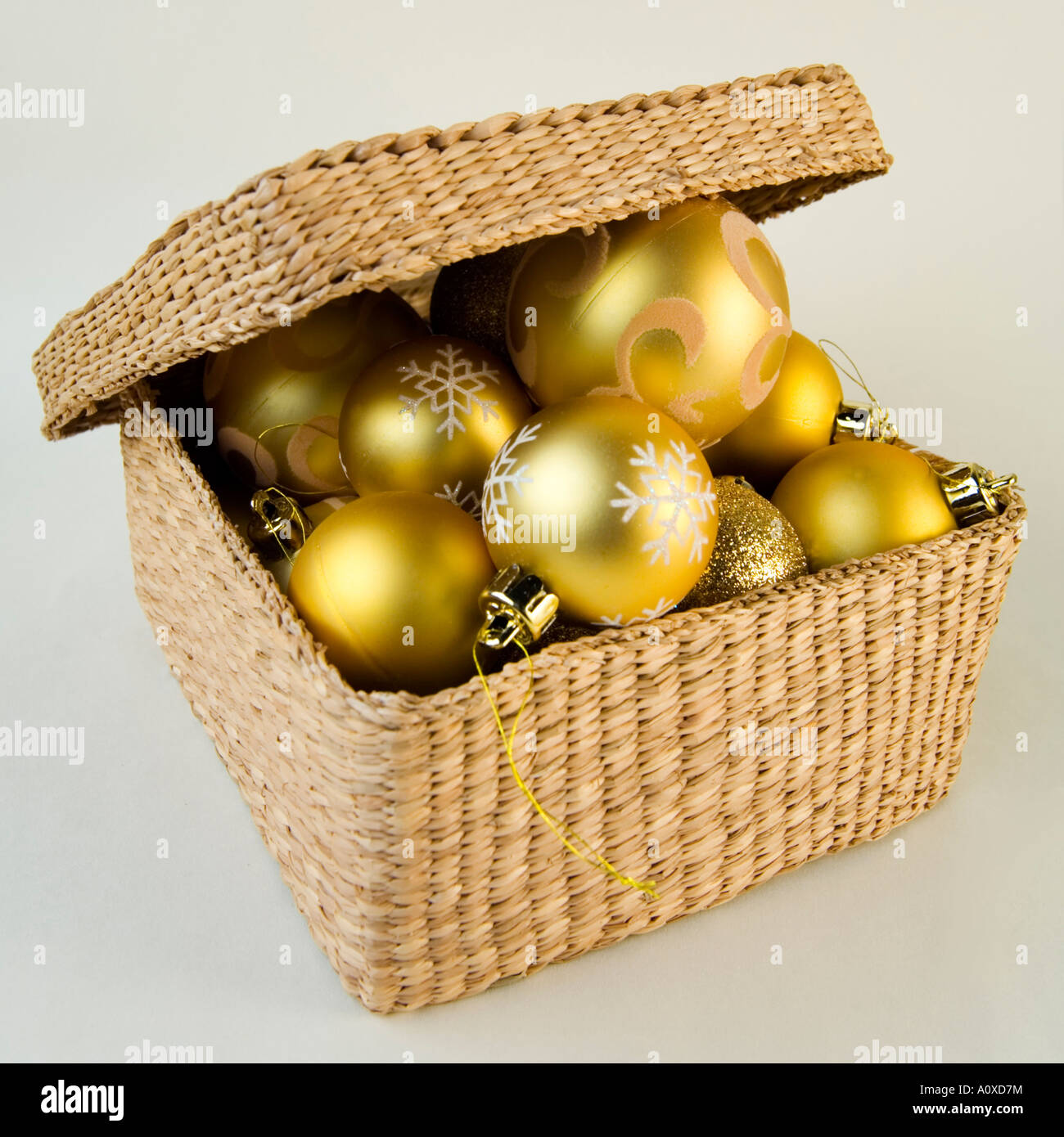 Christmas storage baskets hi-res stock photography and images - Alamy