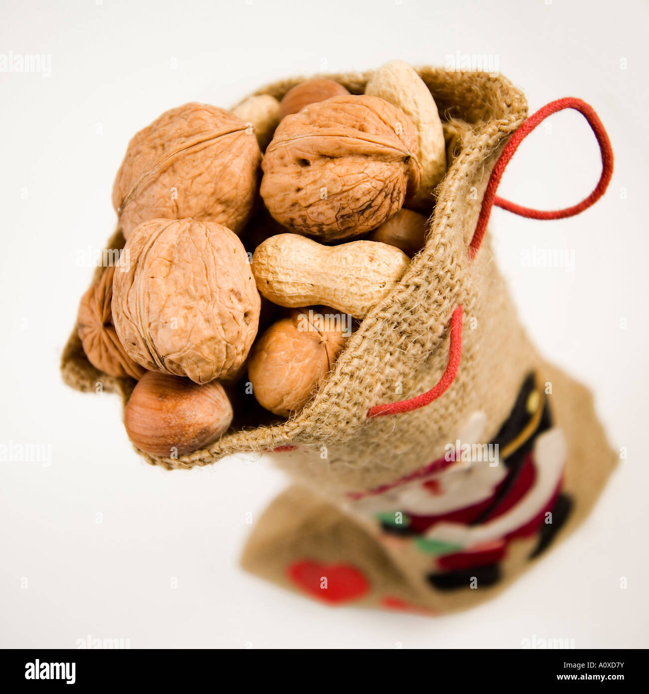 Santa claus jute bag hi-res stock photography and images - Alamy