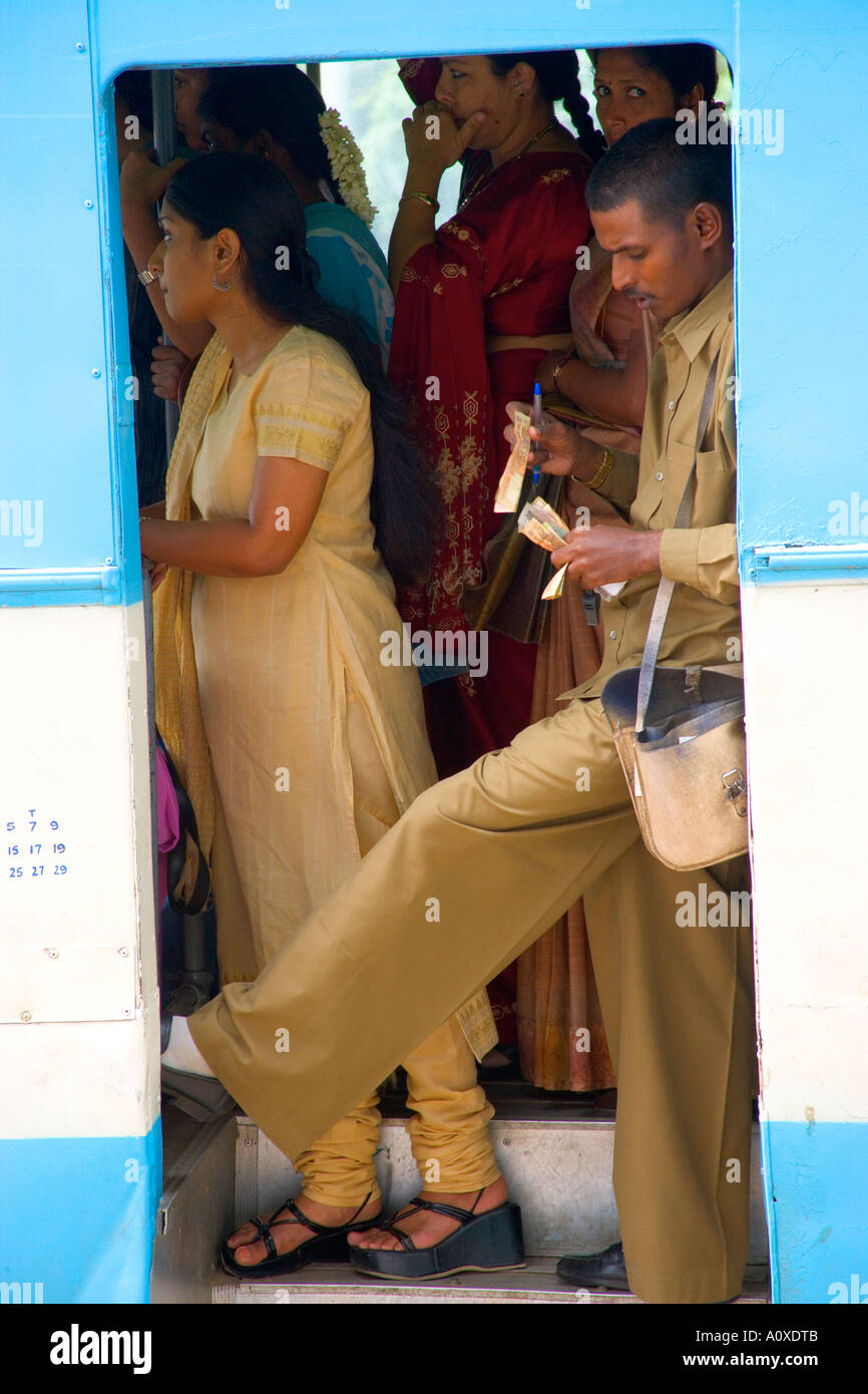 Bus in India Stock Photo - Alamy
