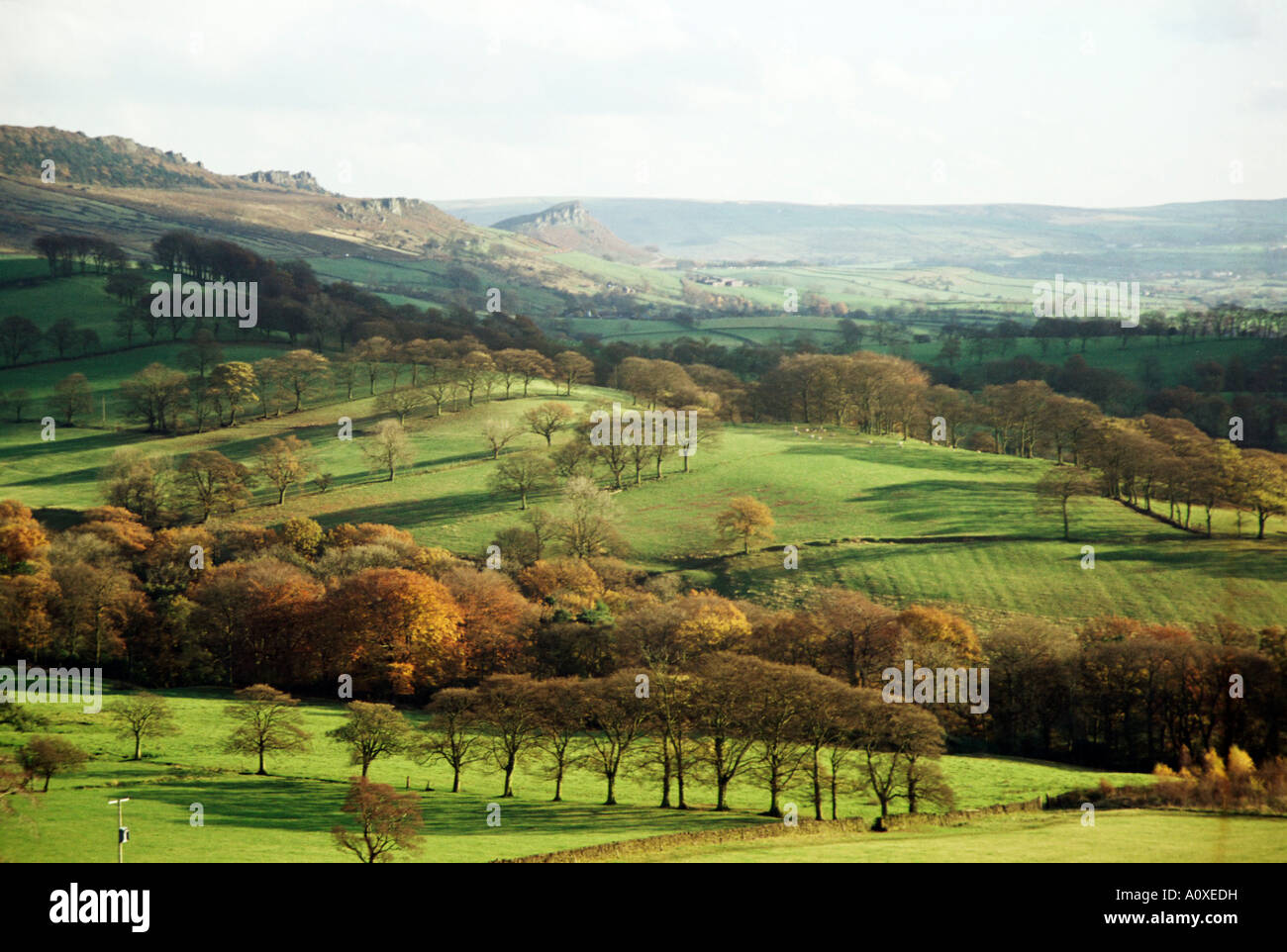 Landscape near Wincle Cheshire England United Kingdom Europe Stock ...