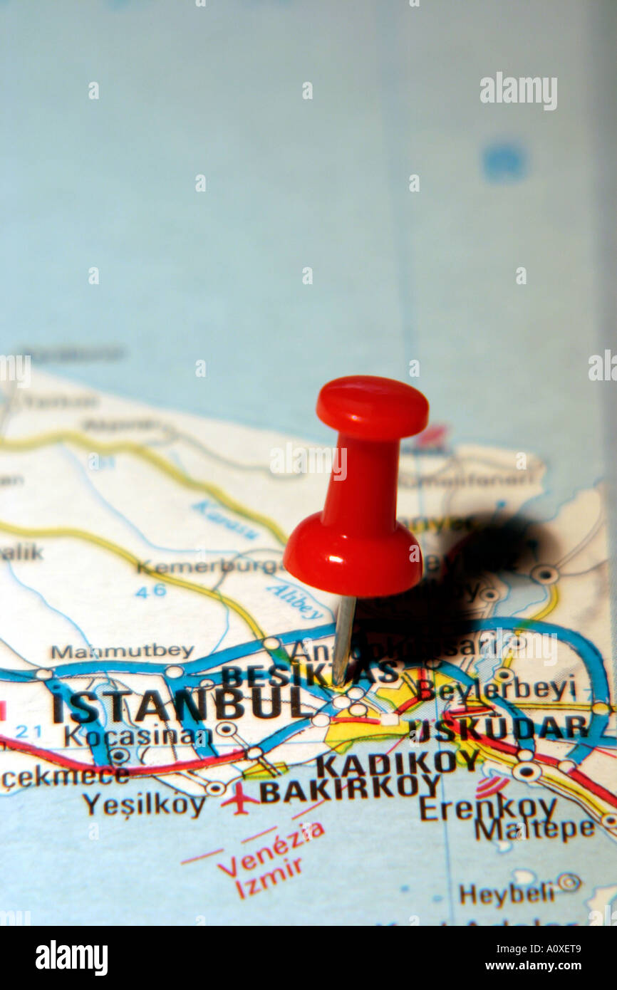 Map of istanbul hi-res stock photography and images - Alamy