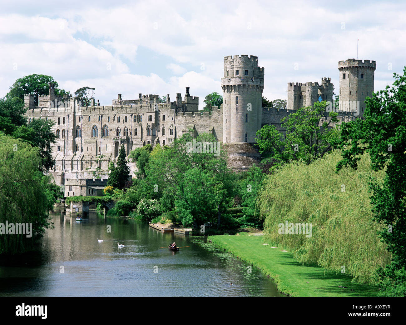 Warwick Castle Warwick Warwickshire England United Kingdom Europe Stock ...