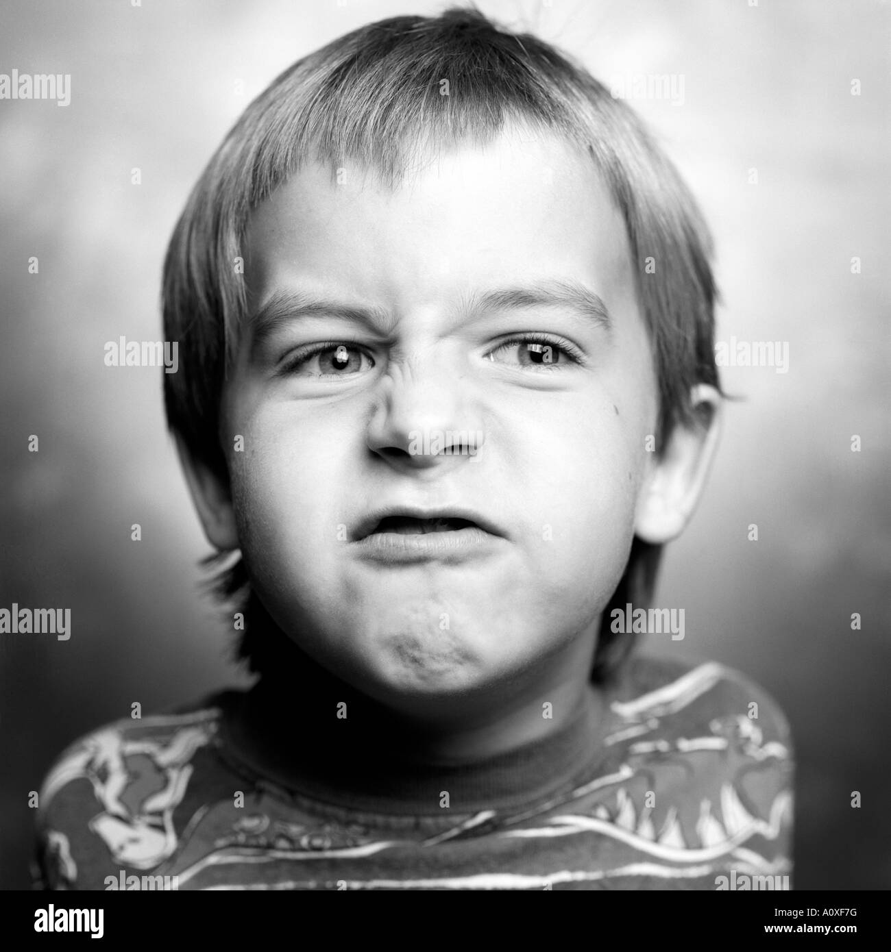 cute face smirk boy Stock Photo - Alamy