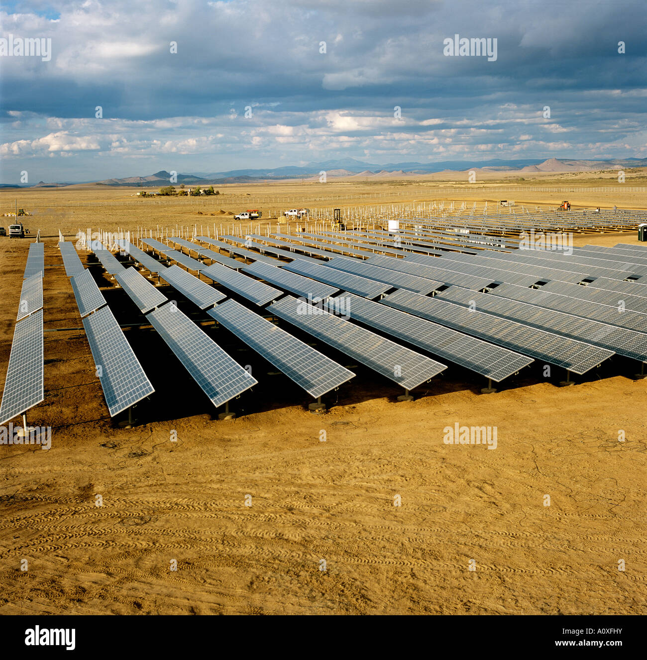A massive solar field outside of Phoenix Arizona Stock Photo - Alamy