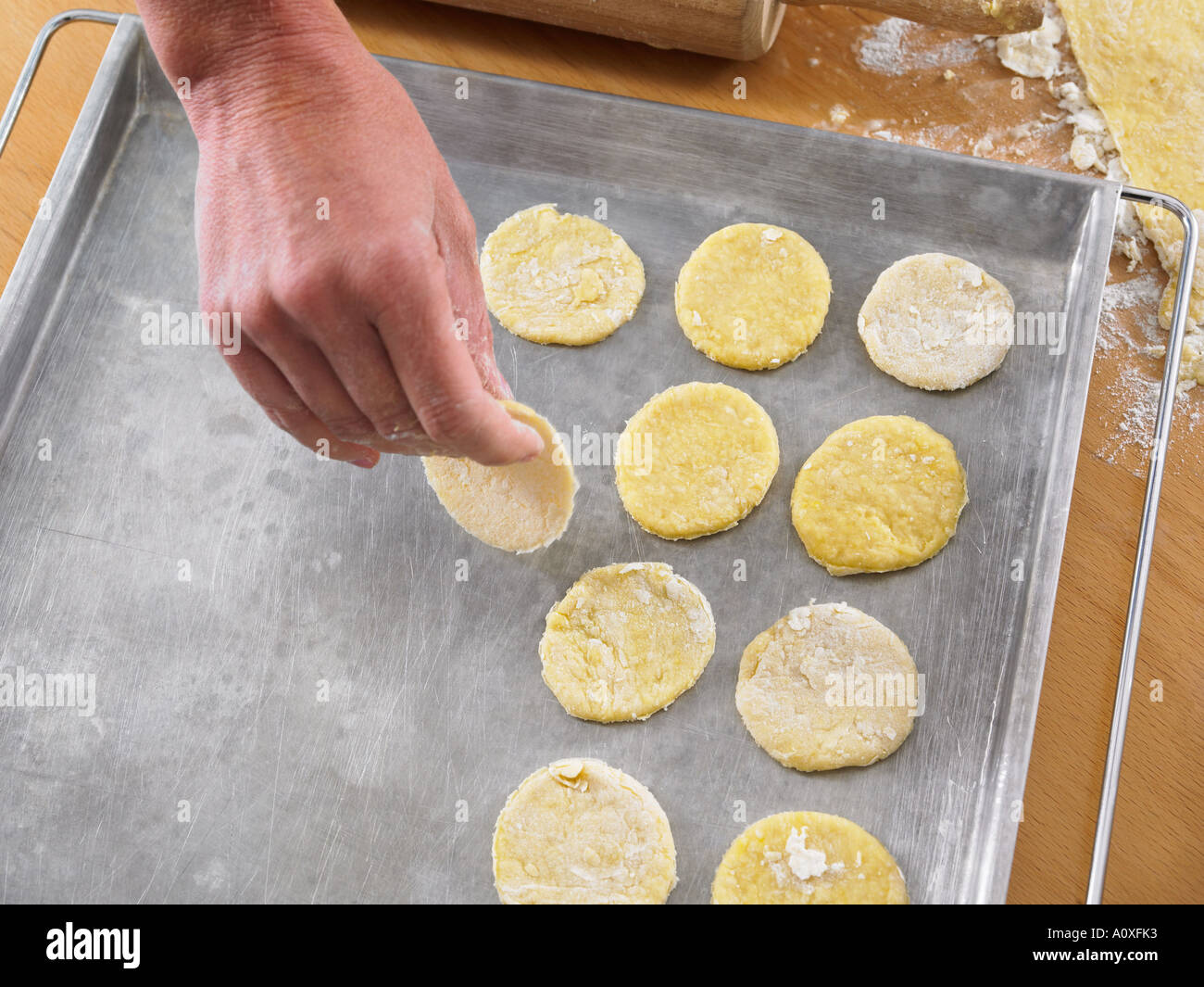 Biscuits in a line hi-res stock photography and images - Alamy