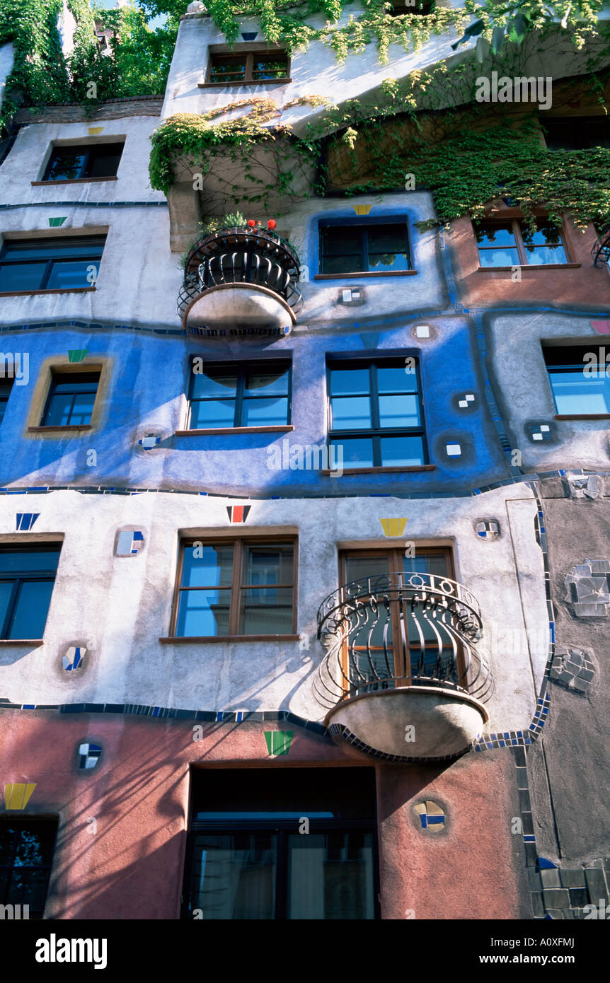 The Hundertwasser House Vienna Austria Europe Stock Photo - Alamy