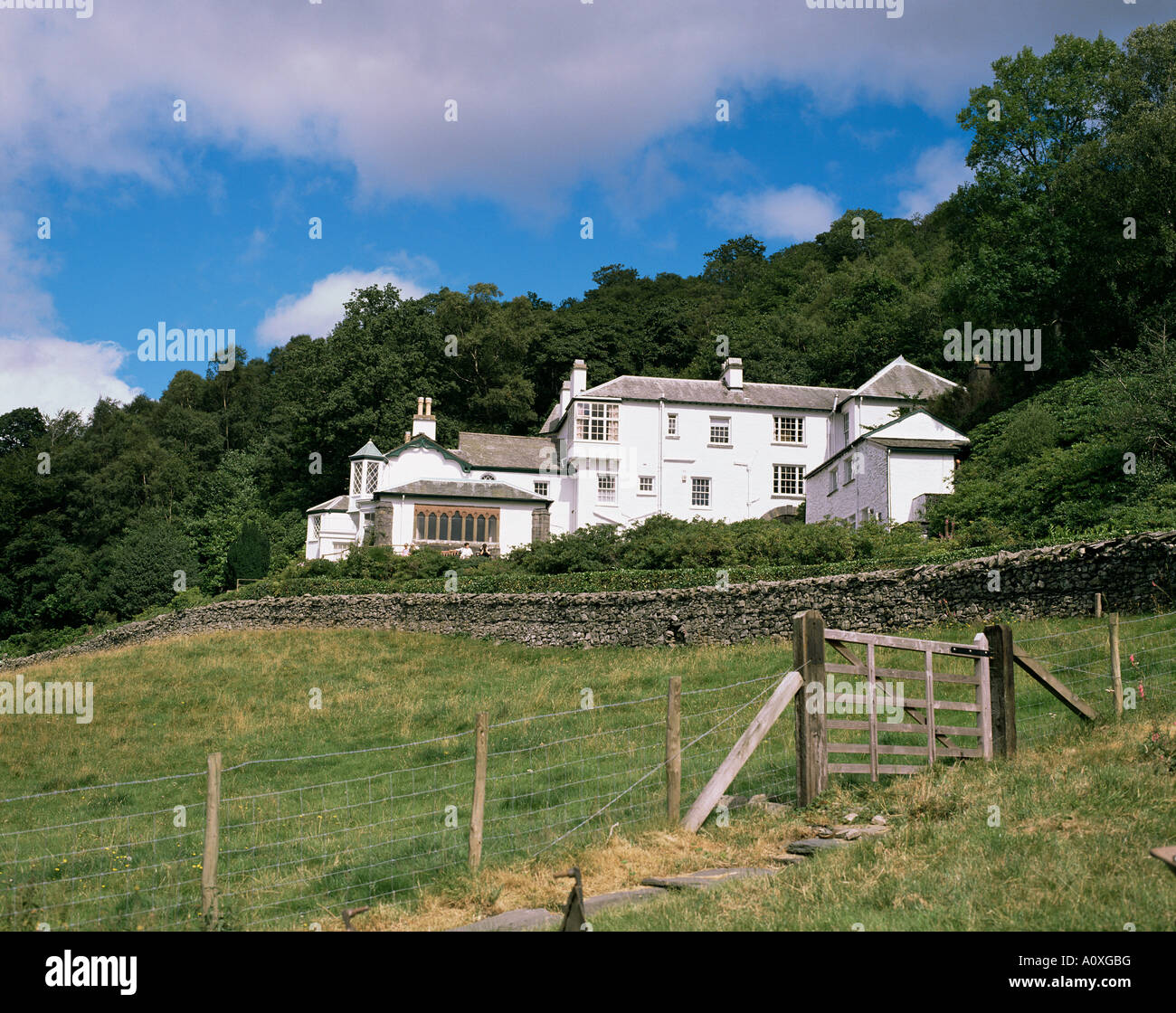 Brantwood home of the writer John Ruskin between 1872 and 1900 Cumbria ...