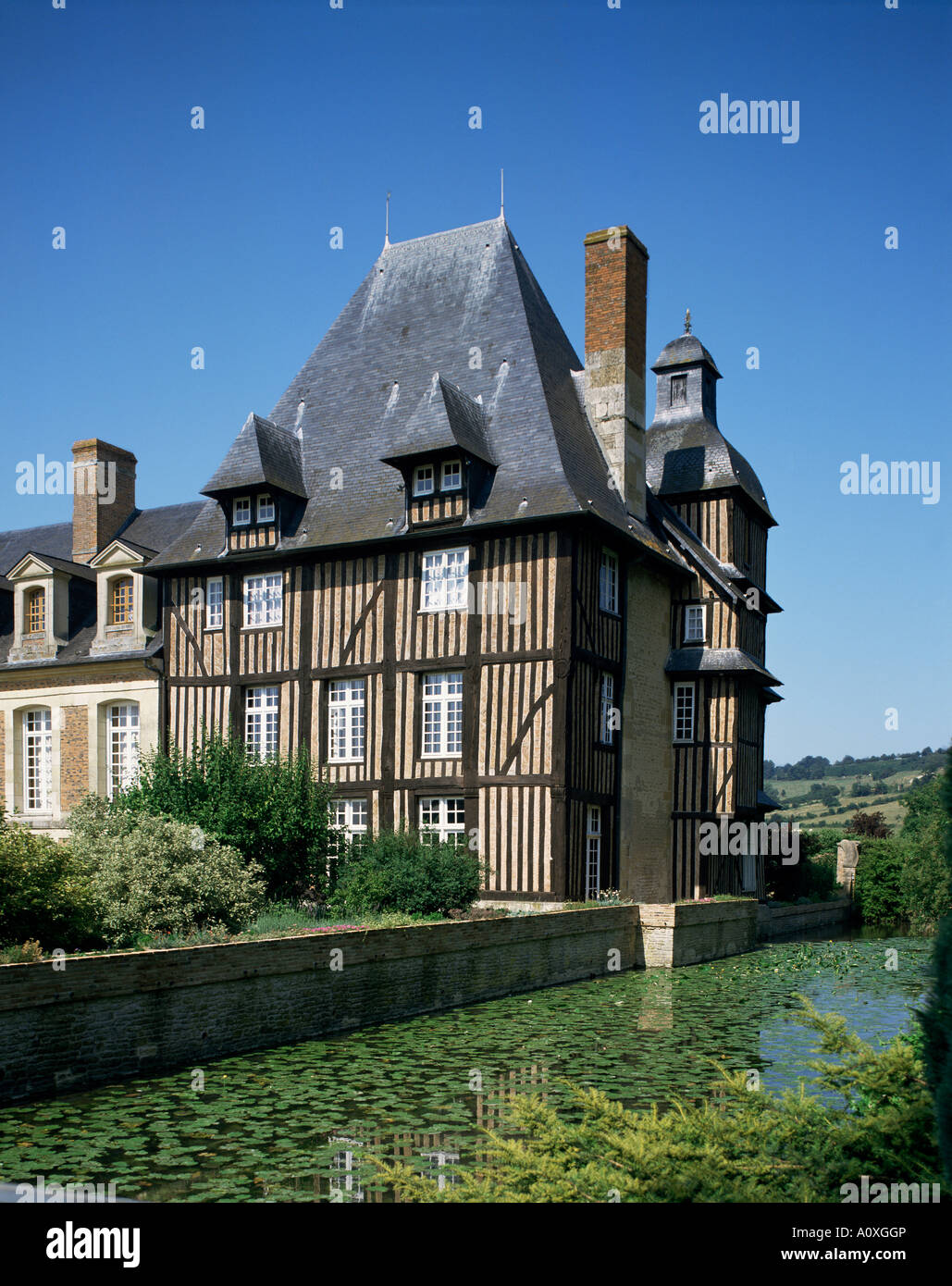 Le Chateau Grandechamp near Lisieux Basse Normandie Normandy France ...