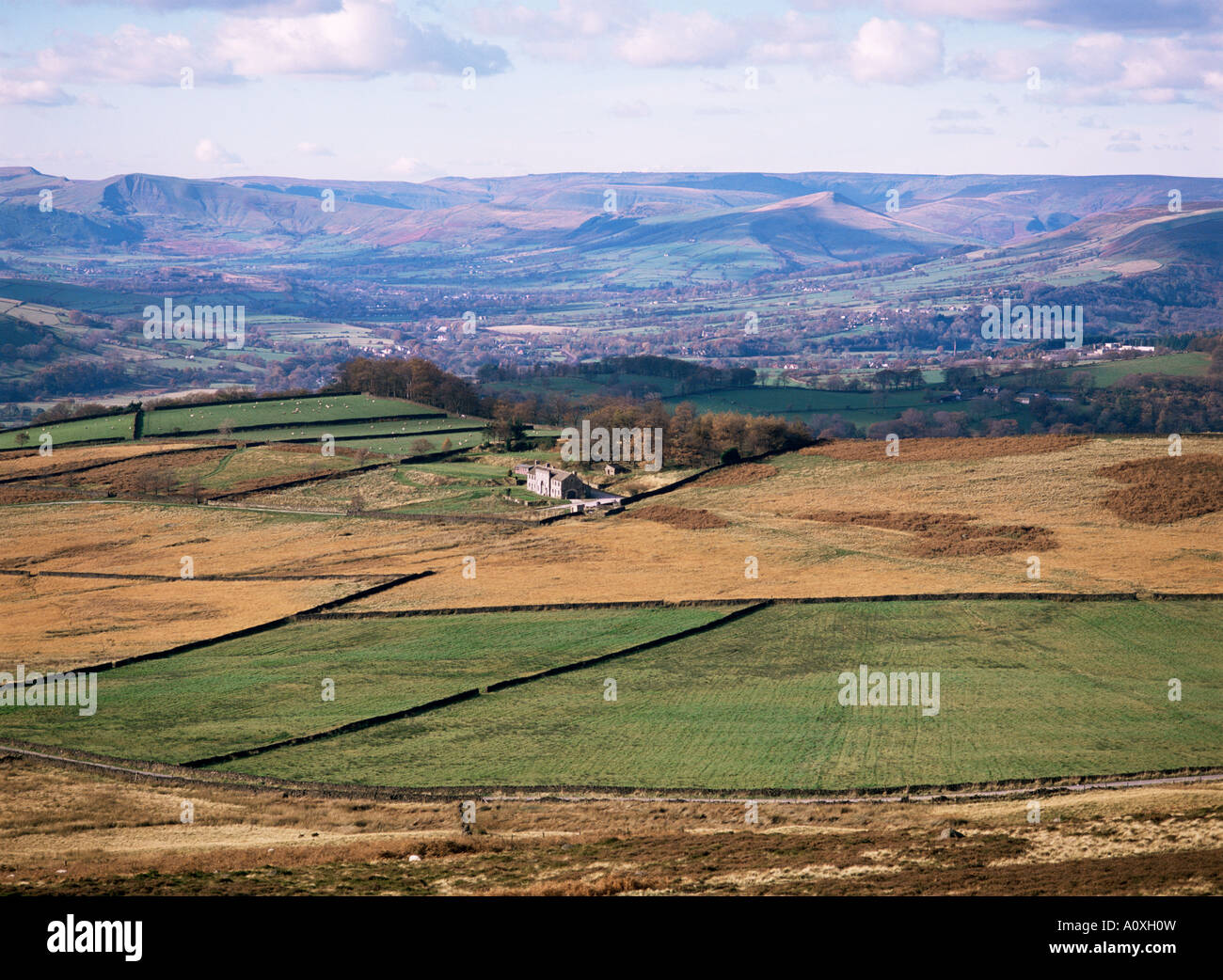 The Hope Valley Peak District National Park Derbyshire England United ...