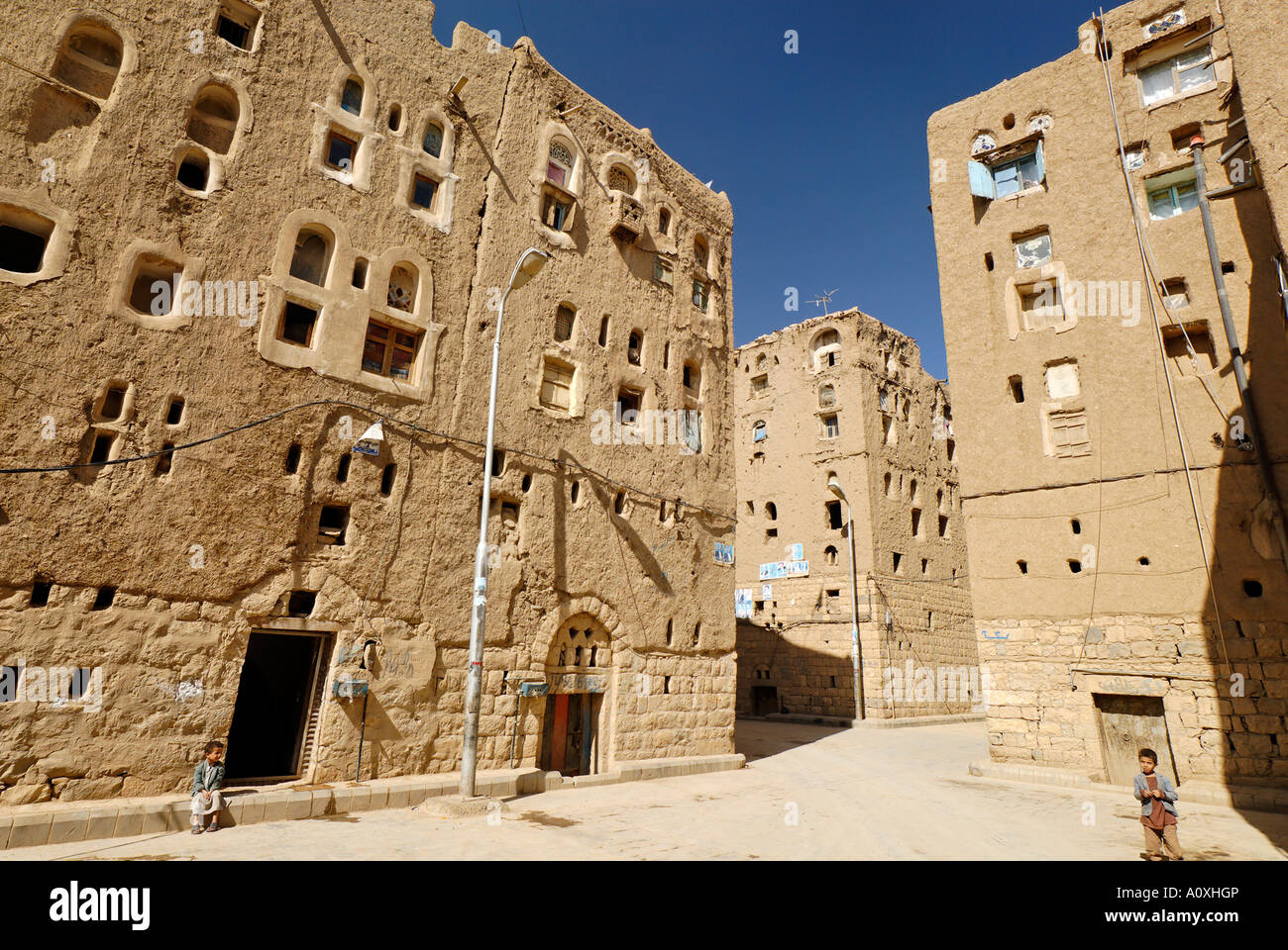 Old town of Amran, Yemen Stock Photo - Alamy