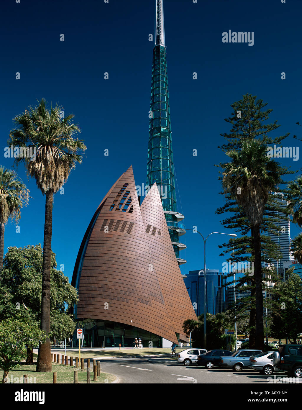 Swan Bells tower Perth Western Australia Australia Pacific Stock Photo ...