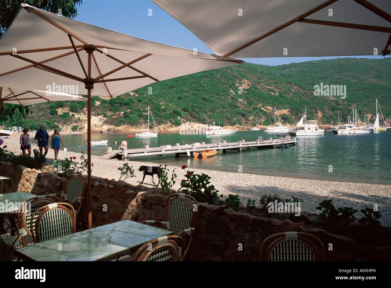 Girolata restaurant hi-res stock photography and images - Alamy