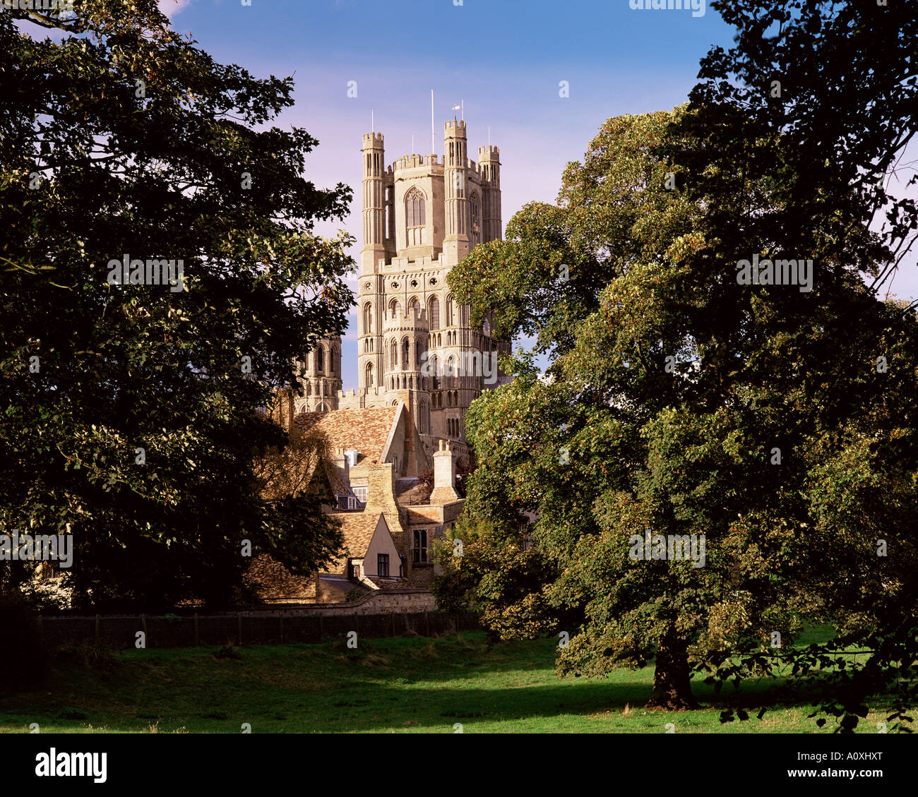 Ely Cathedral Ely Cambridgeshire England United Kingdom Europe Stock ...