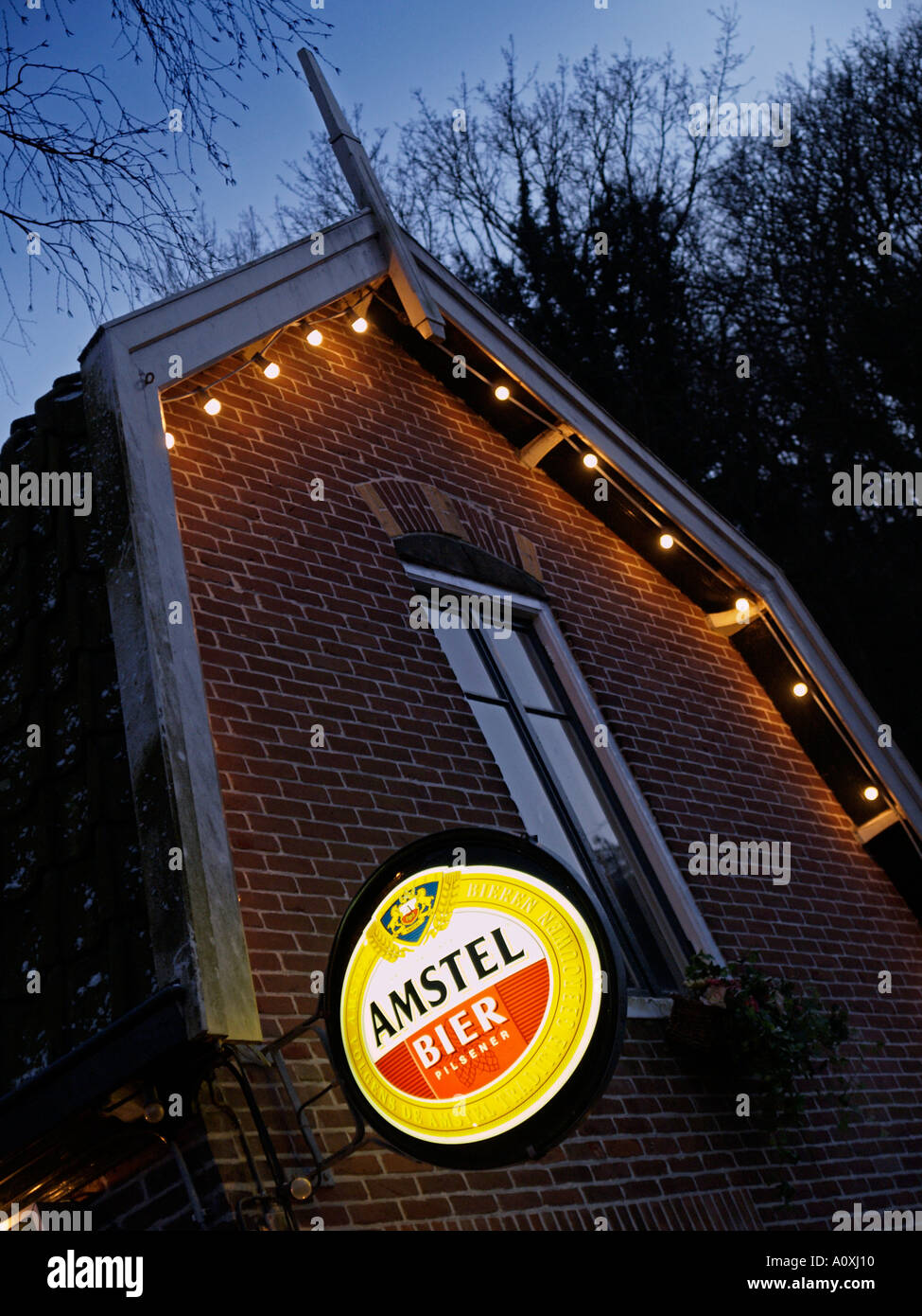 Amstel beer illuminated sign hi-res stock photography and images - Alamy