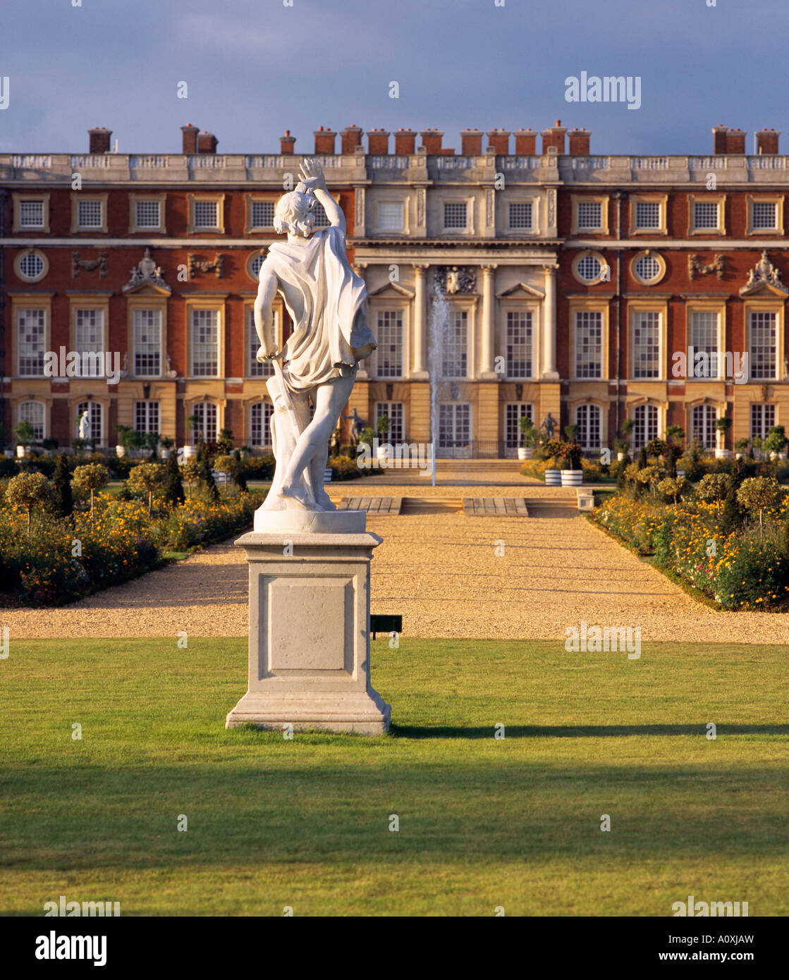 Hampton Court Palace from the Privy Garden Greater London England ...