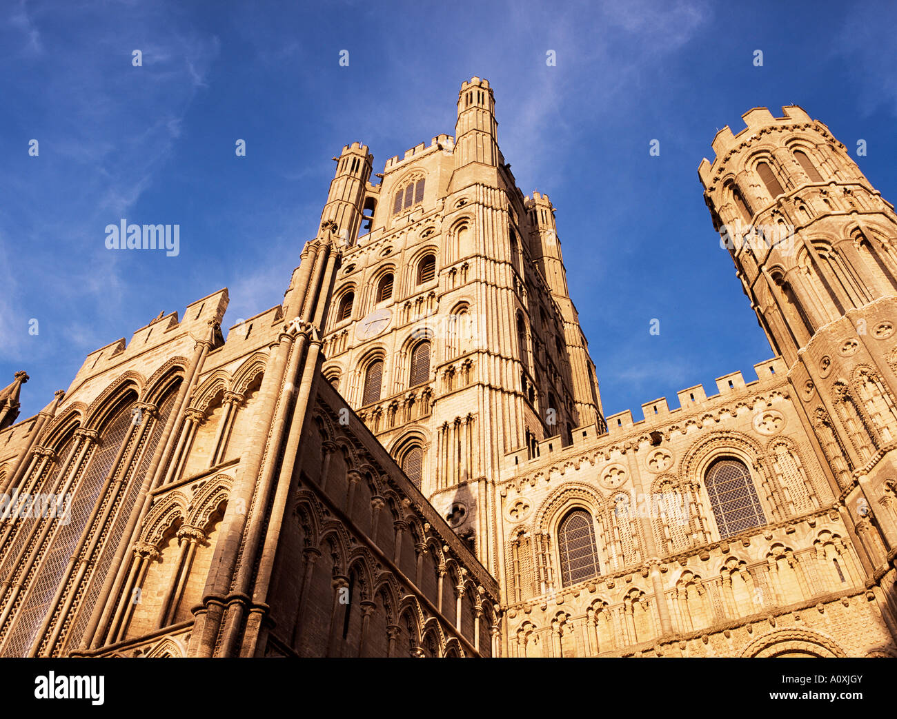 Ely Cathedral Ely Cambridgeshire England United Kingdom Europe Stock ...