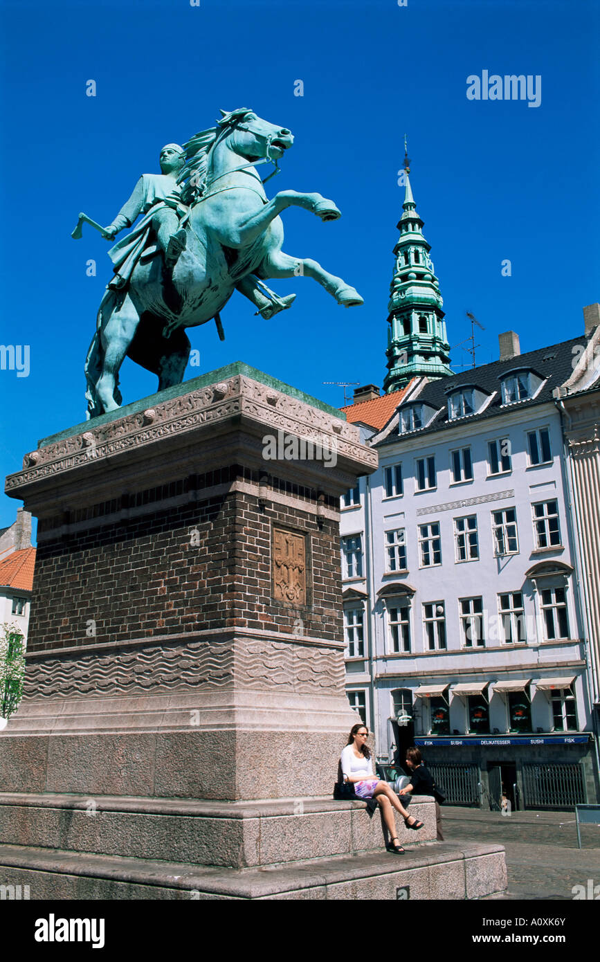 Absalon Monument Hojbro Plads Copenhagen Denmark Scandinavia Europe ...