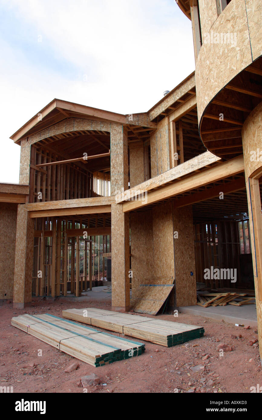 Home Under Construction Phoenix Arizona Stock Photo - Alamy