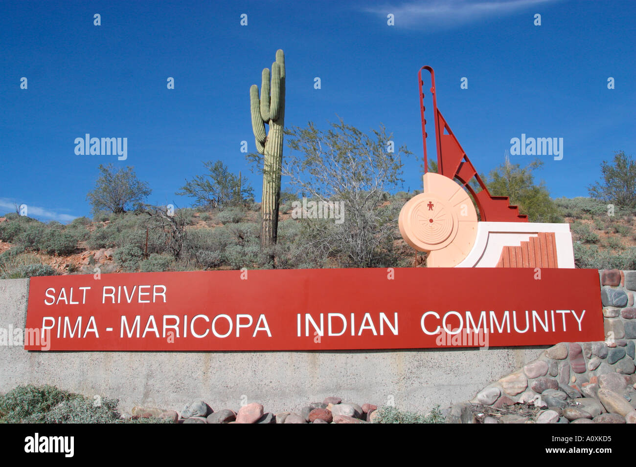 Native American Reservation Sign High Resolution Stock Photography and ...