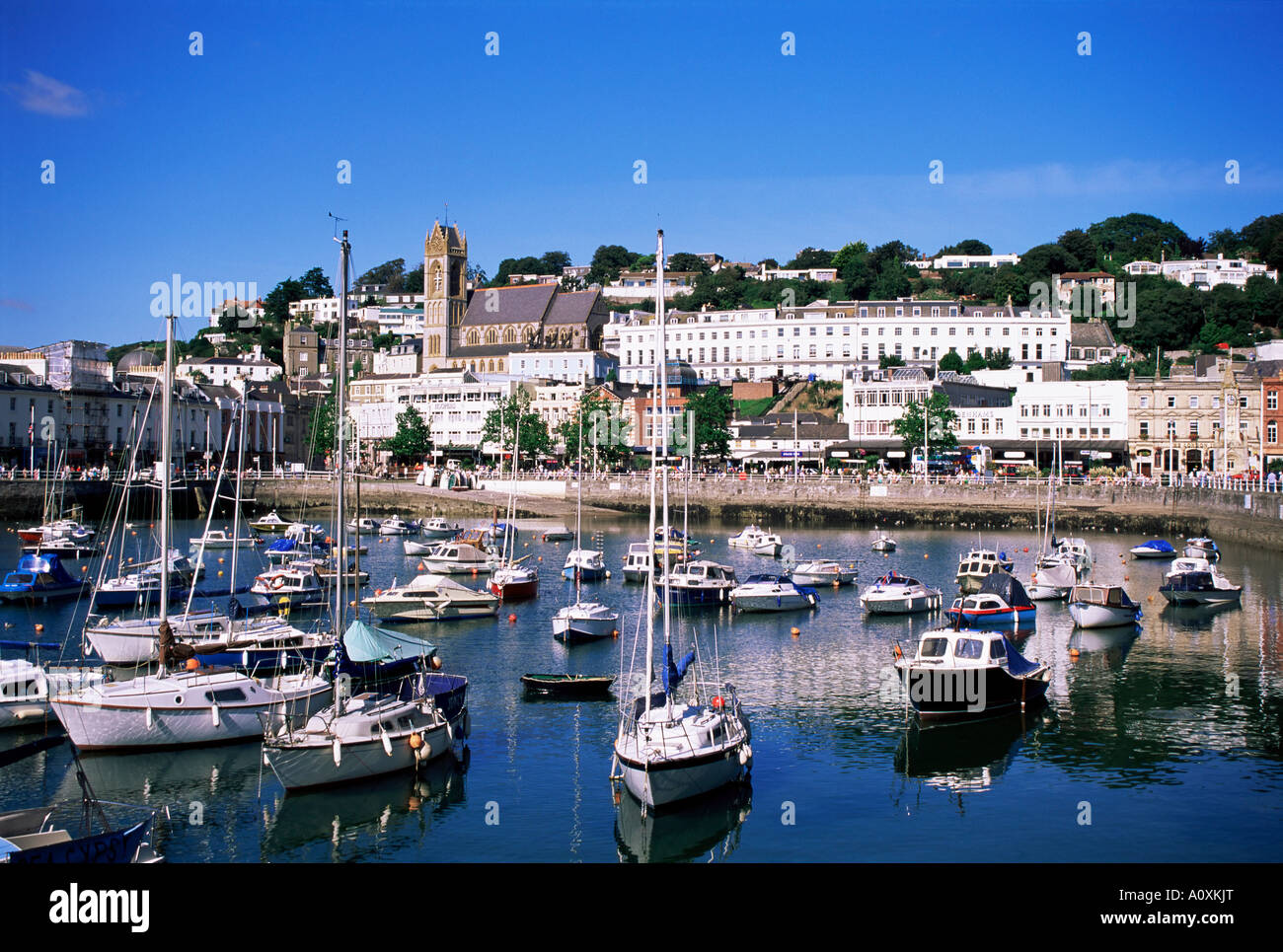 Harbour Torquay Devon England United Kingdom Europe Stock Photo - Alamy