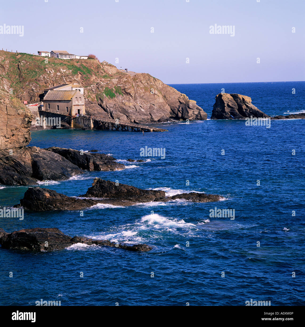 Lizard Point Cornwall England United Kingdom Europe Stock Photo - Alamy