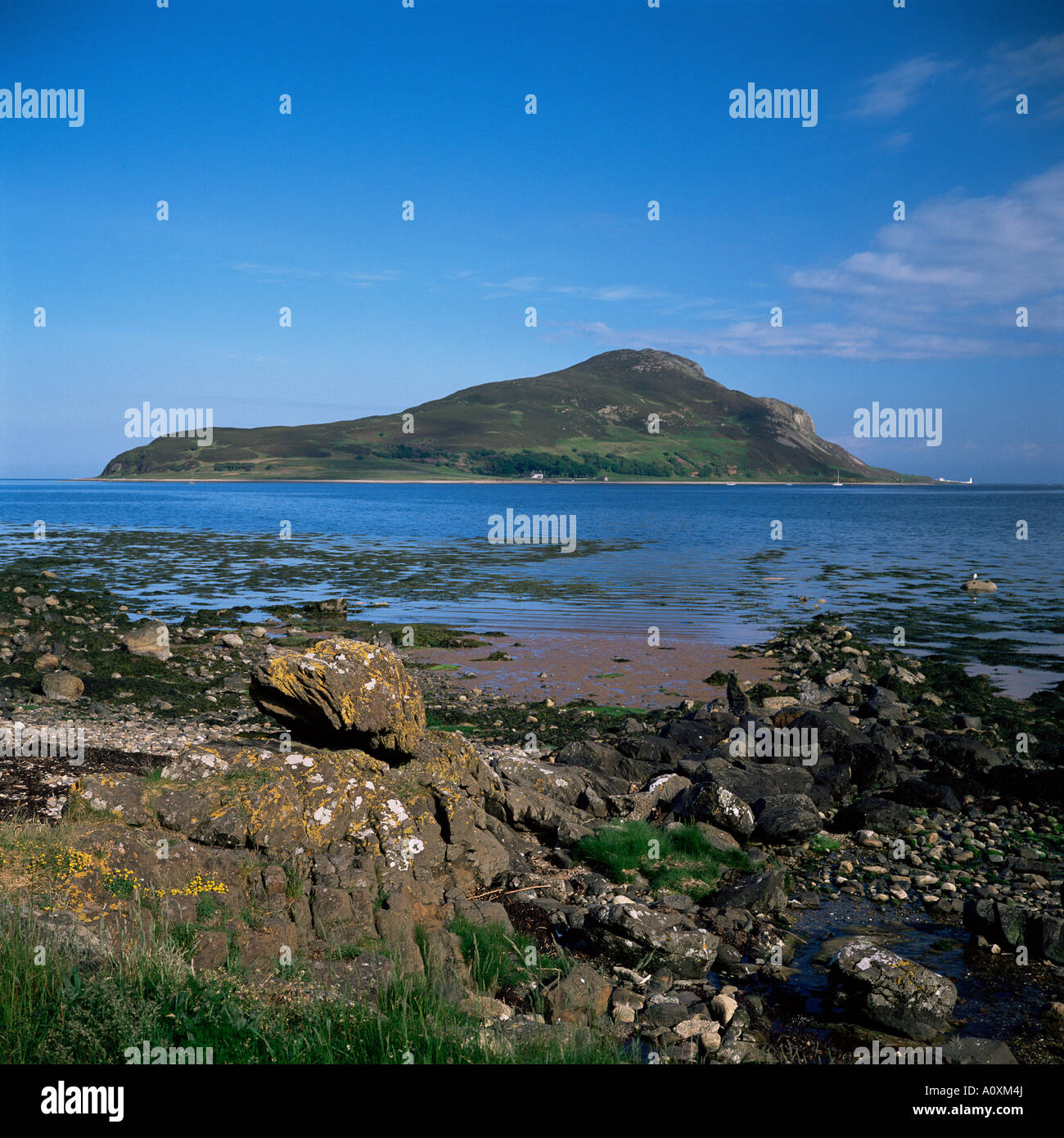 Holy Island from the Isle of Arran Strathclyde Scotland United Kingdom ...