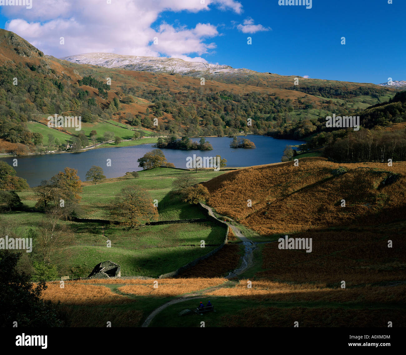 Rydal Water Lake District National Park Cumbria England United Kingdom ...