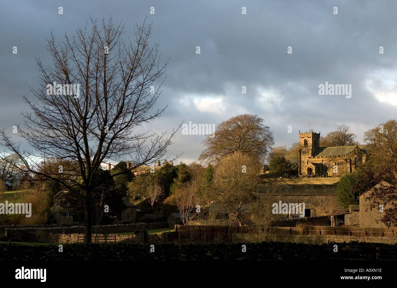 Downham village church hi-res stock photography and images - Alamy