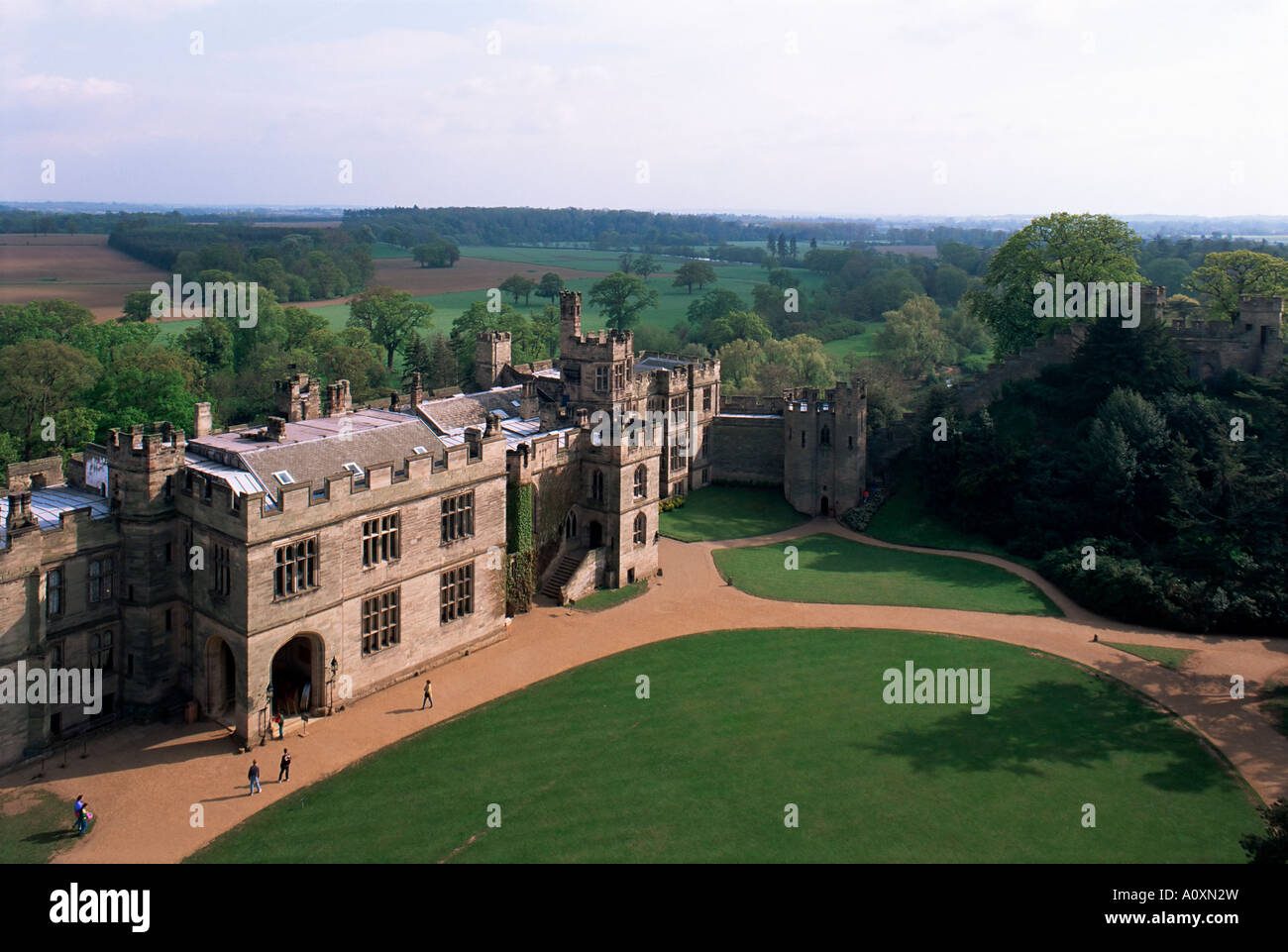 Warwick Castle Warwick Warwickshire England United Kingdom Europe Stock ...