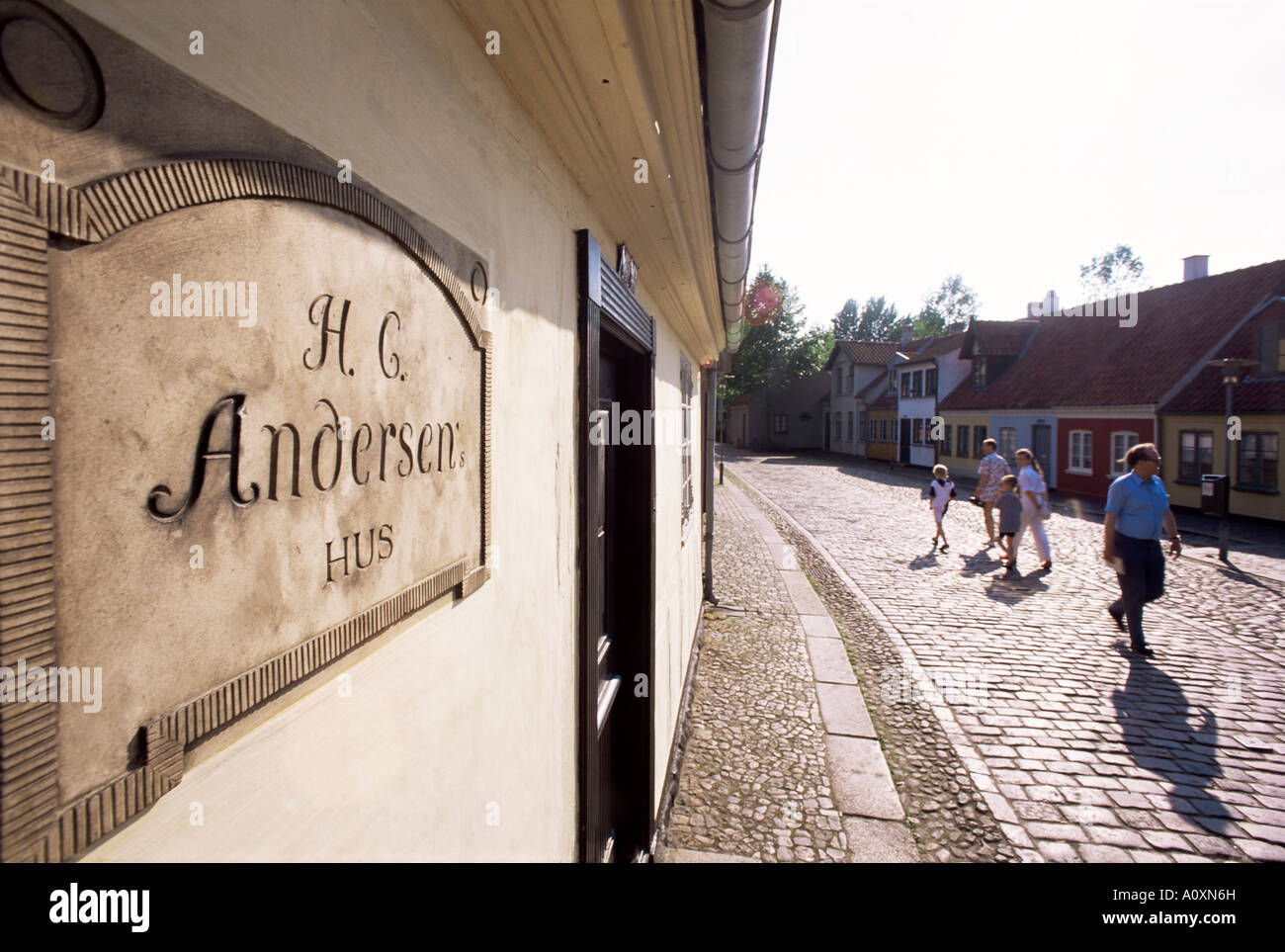 House in Hans Jensens Straede where Hans Christian Andersen grew up ...
