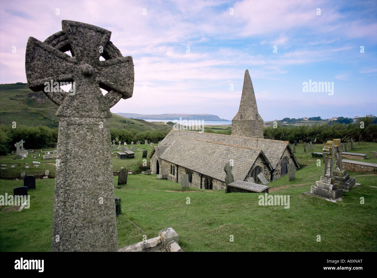 St Enodoc 14th century church near Trebetherick where the poet Sir John ...