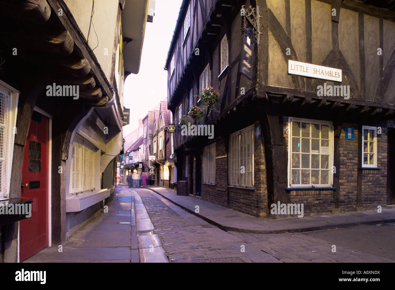 The Shambles York Yorkshire England United Kingdom Europe Stock Photo ...