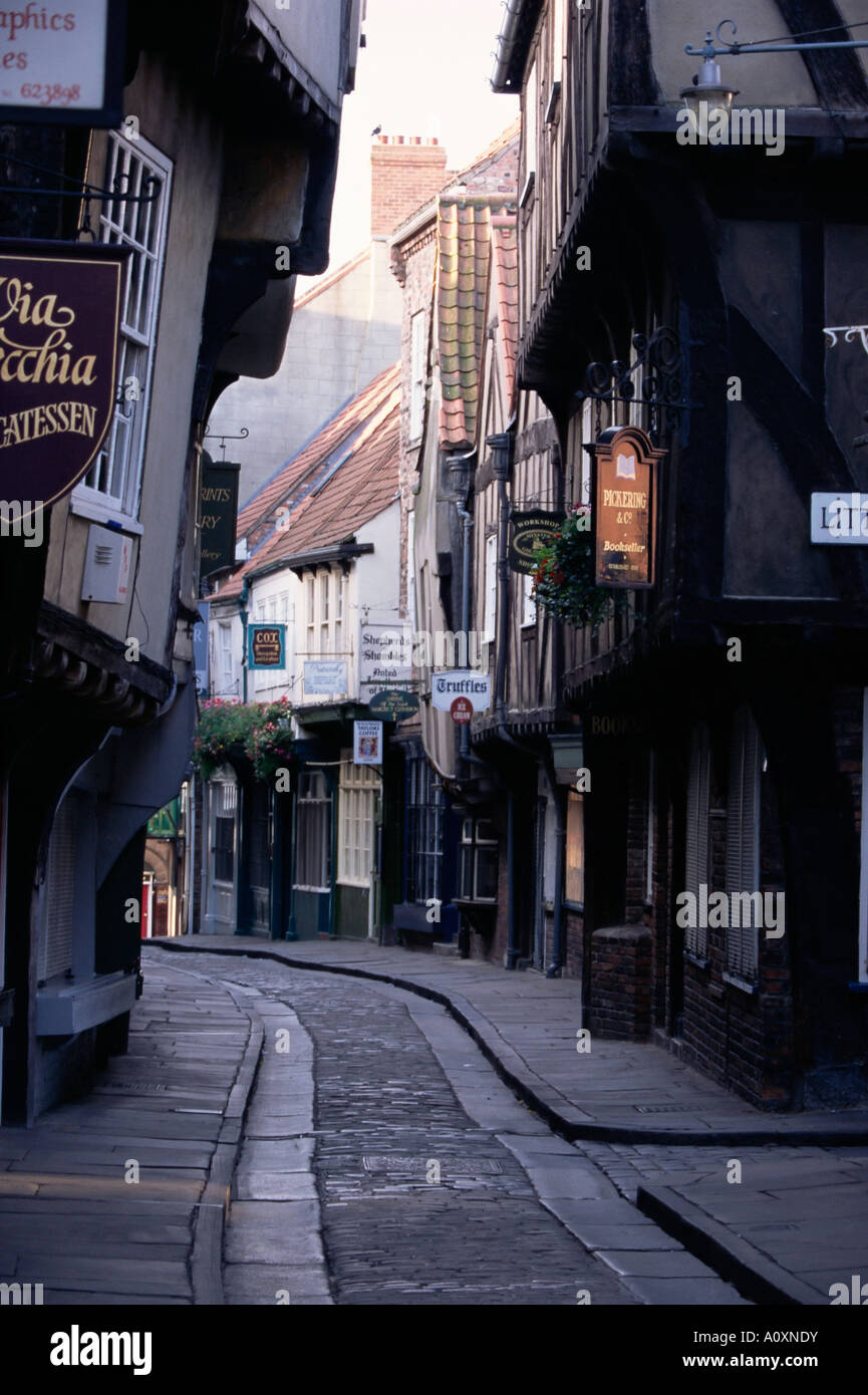 The Shambles York Yorkshire England United Kingdom Europe Stock Photo ...